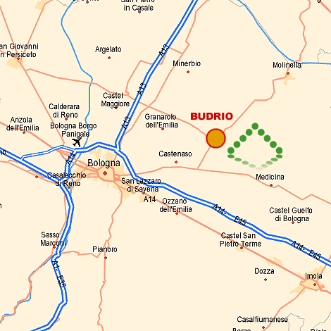 Oficina Bentivogli Bologna Italy Map